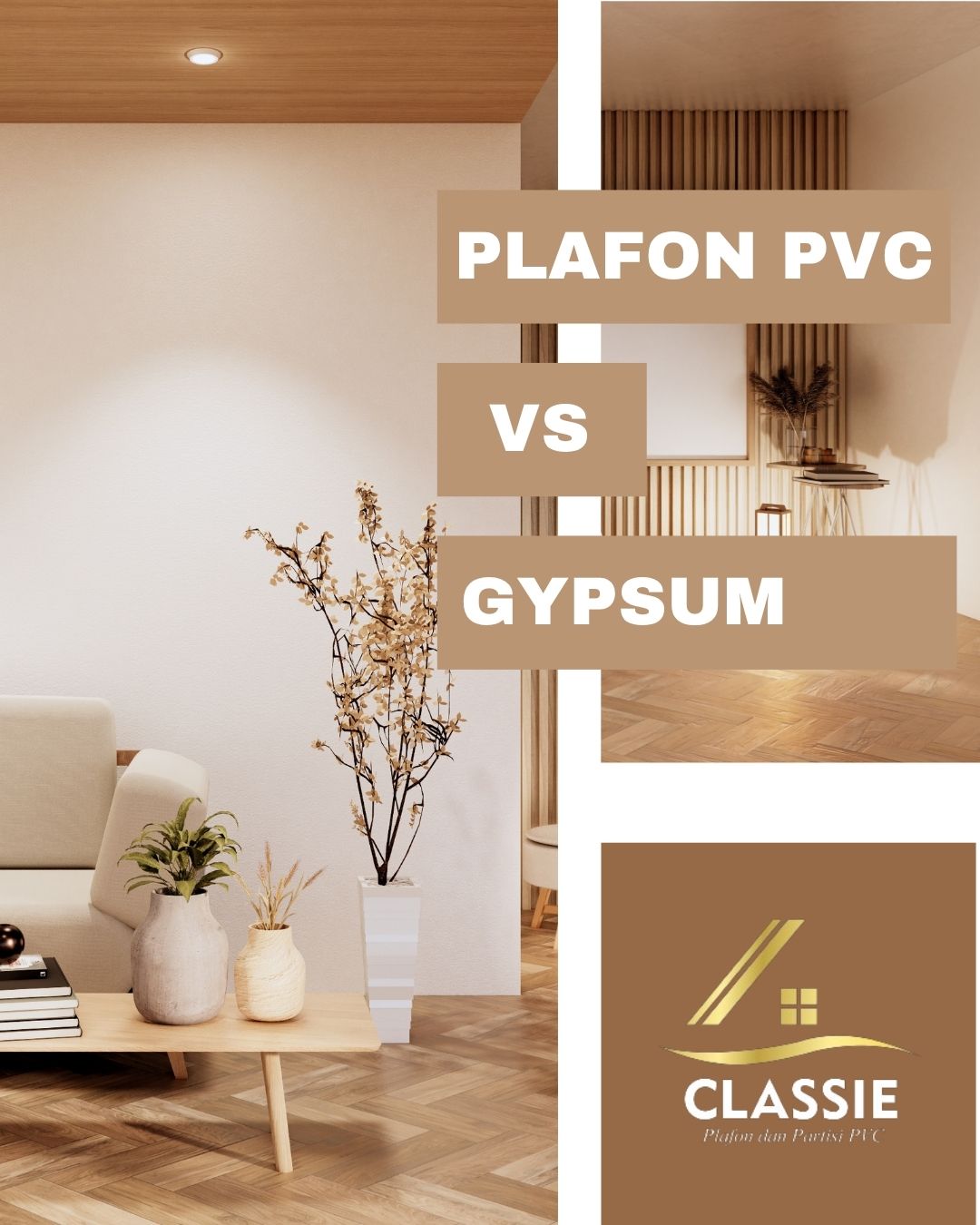 Plafon PVC vs. Gypsum: Mana Pilihan Terbaik untuk Hunian Anda? - Plafon PVC Semarang